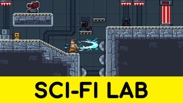 Sci Fi Lab - a free asset pack to build games with GDevelop | GDevelop