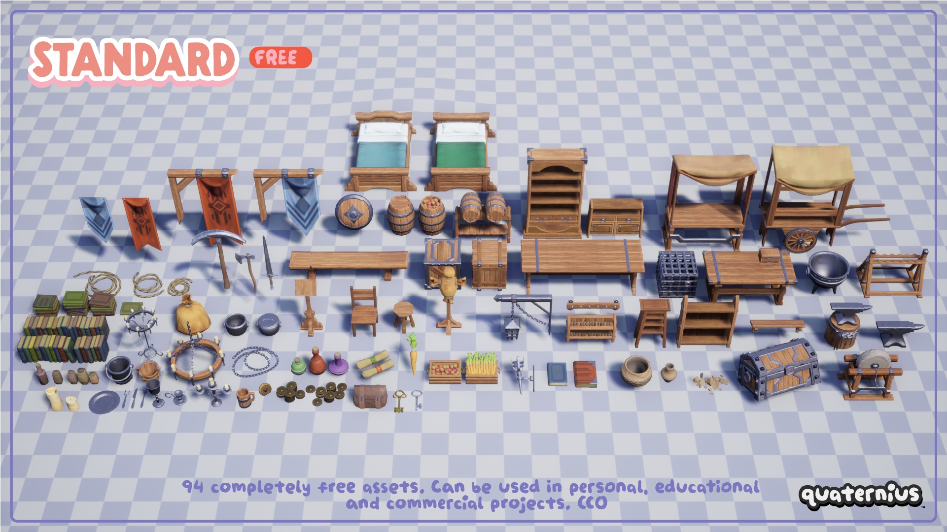 Fantasy Props MegaKit - Standard - a free asset pack to build games ...