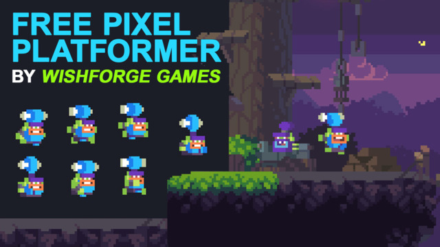 Pixel Platformer - a free asset pack to build games with GDevelop ...