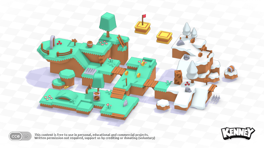 3D Platformer Kit - a free asset pack to build games with GDevelop ...