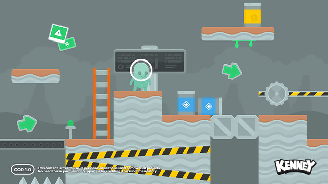 Platformer Pack Industrial - a free asset pack to build games with ...