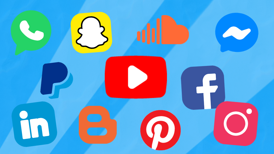 Flat Social Media Icons - a free asset pack to build games with ...