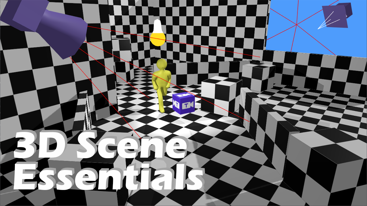 3D Scene Essentials - a free asset pack to build games with GDevelop ...