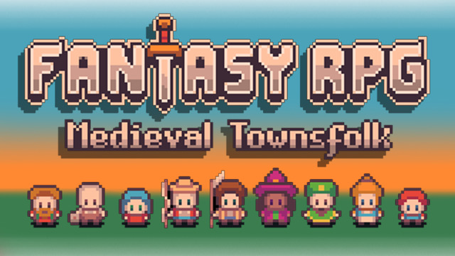 Fantasy RPG Character - a free asset pack to build games with GDevelop ...
