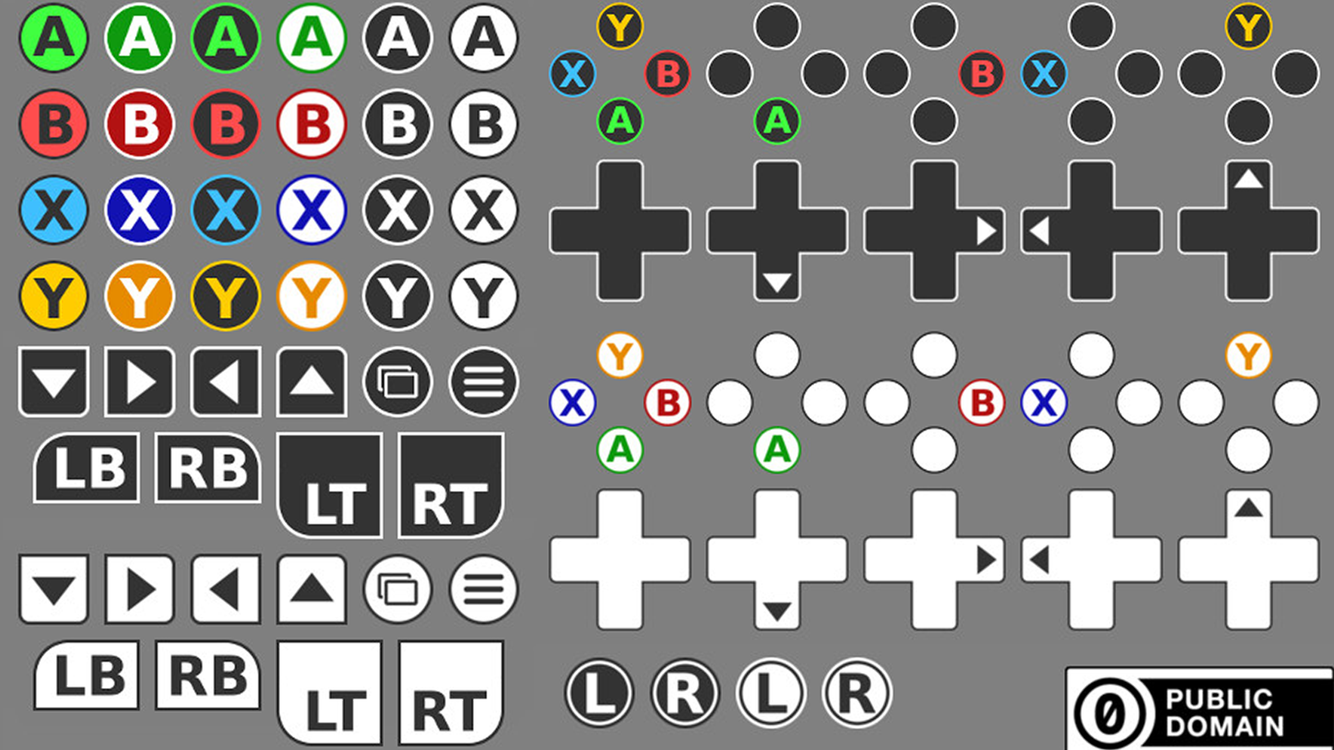 Controller And Input Icons - a free asset pack to build games with ...