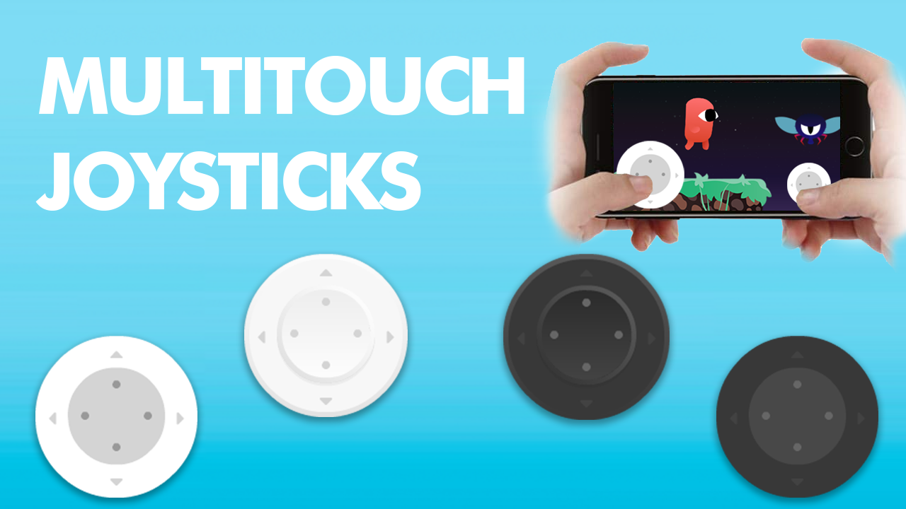 Multitouch joysticks - a free asset pack to build games with GDevelop ...