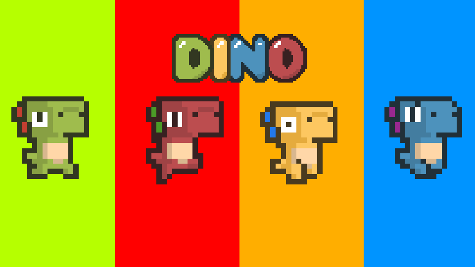 Dinosaurus Characters - a free asset pack to build games with GDevelop ...