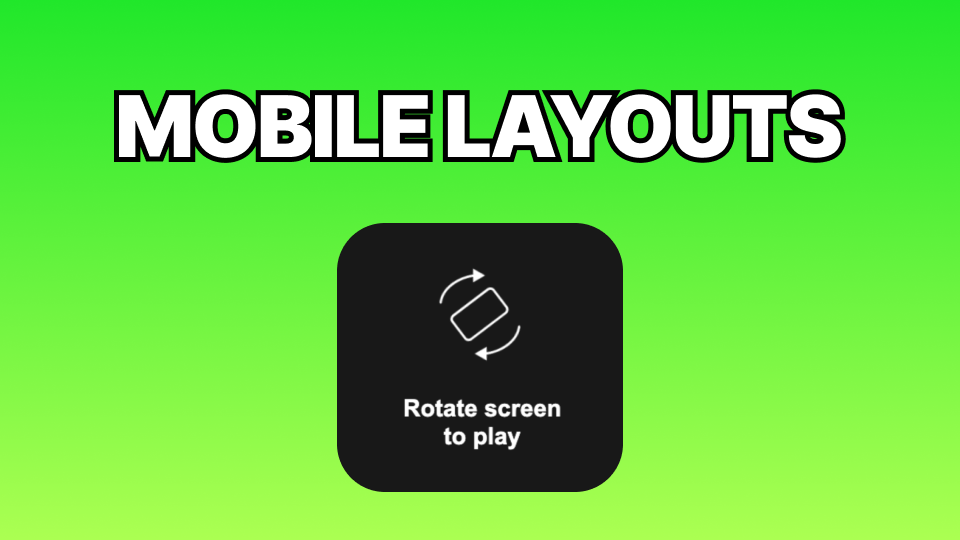 Mobile Layouts - a free asset pack to build games with GDevelop | GDevelop